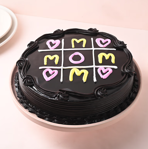 Choco Truffled Mom Theme Cake – Floramoments